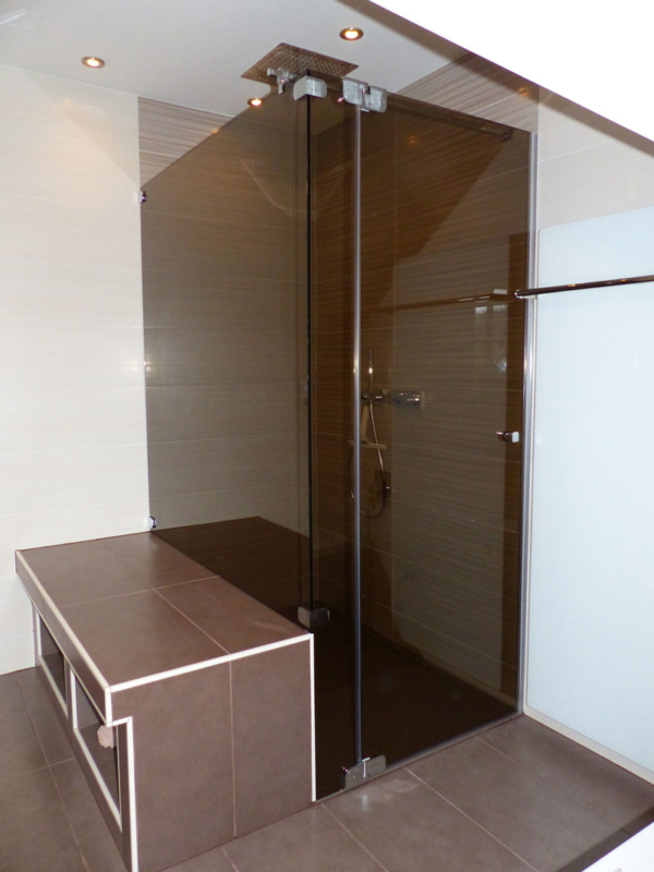 Parsol Bronze Glasdusche | Suenodesign